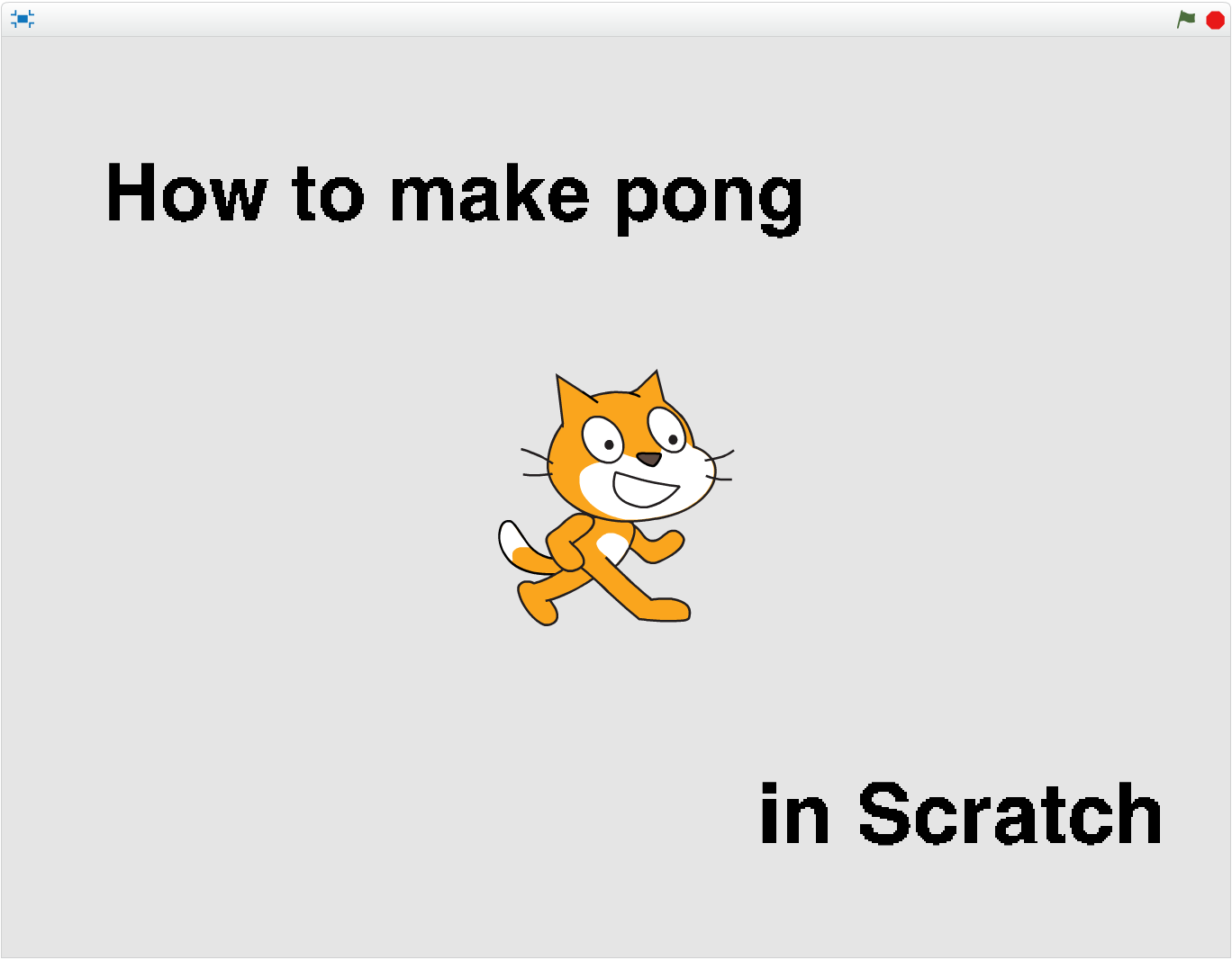 How to make pong in Scratch – 2 Player Game – Nerd, Learn, Repeat